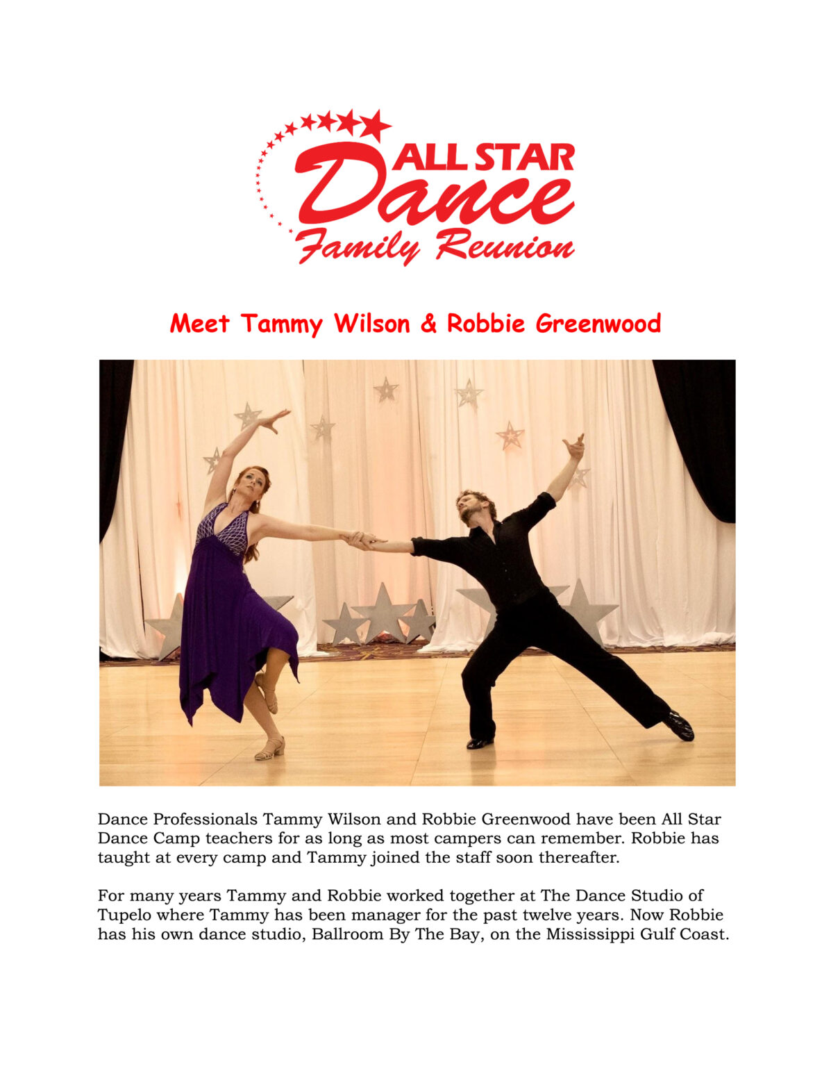 Camp Newsletter – All Star Dance Camp